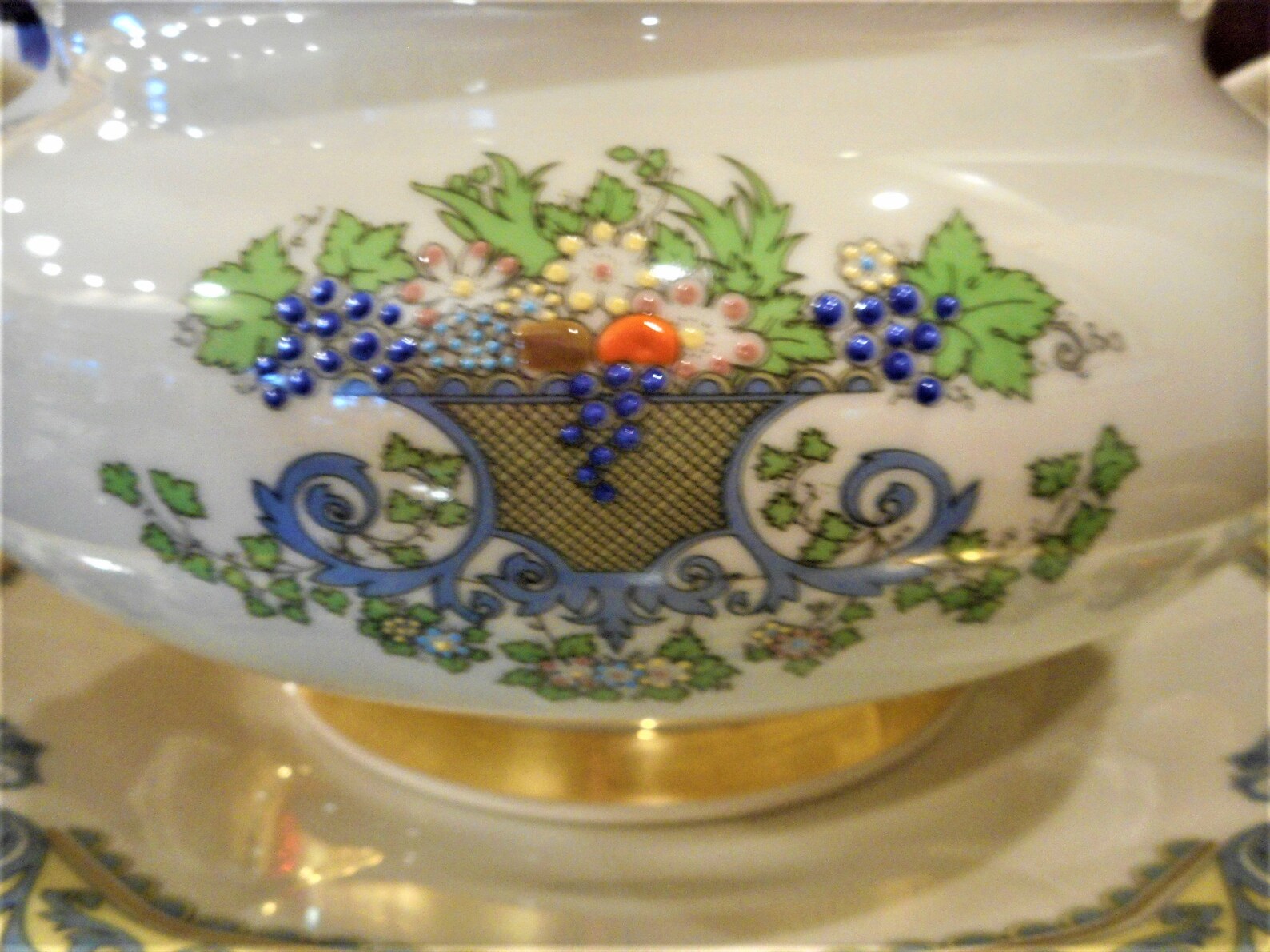 Large Lenox Autumn Pattern Soup Tureen on Platter Dinnerware - Etsy