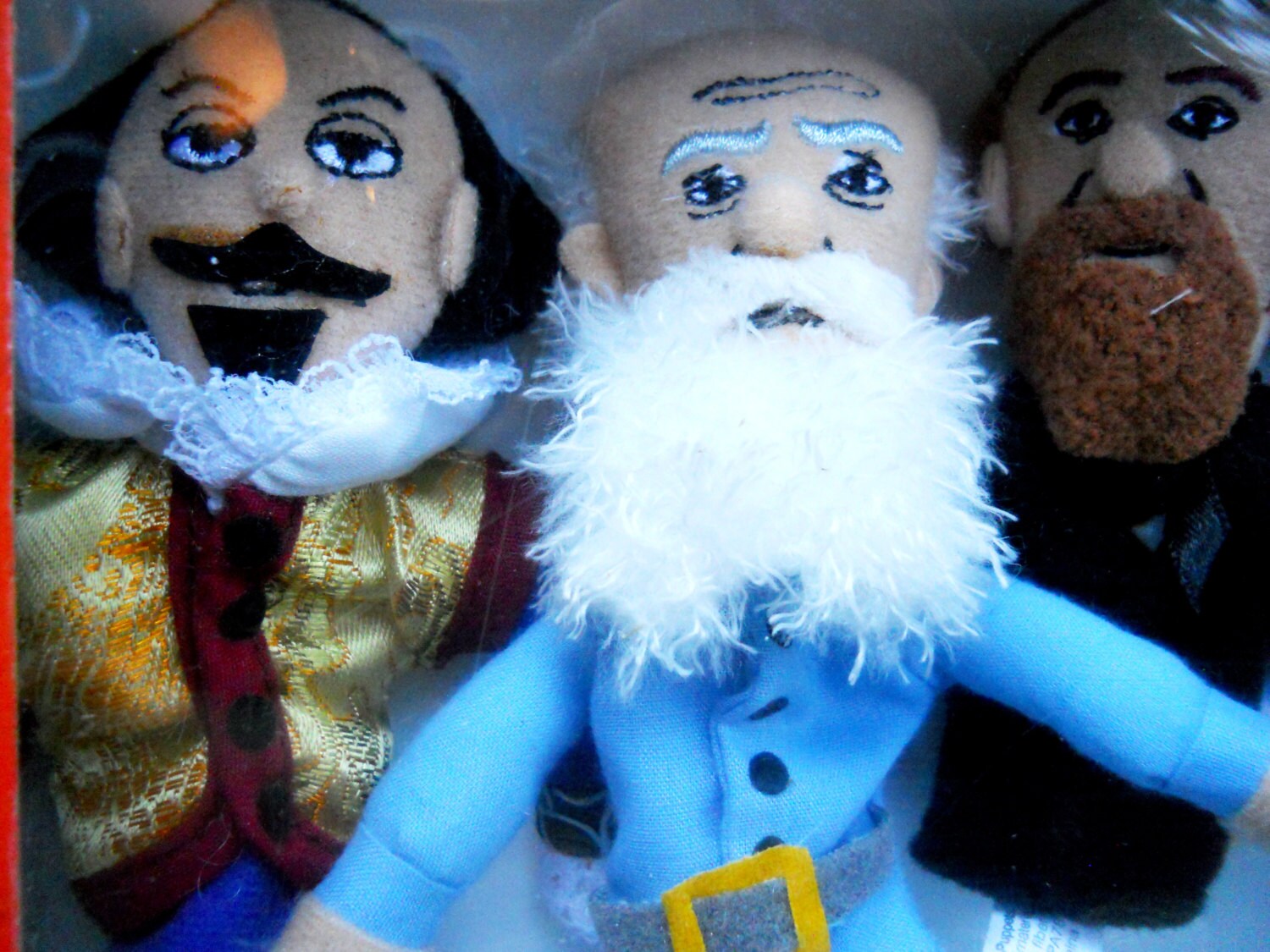 Tiny Finger Puppet Great Writers Theatre Box Leo Tolstoy Shakespeare ...