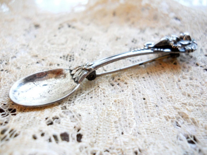 Antique 1930s 50s Cherub Putti Cupid Angel Sterling Spoon | Etsy