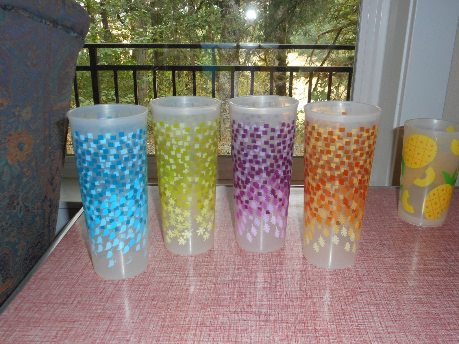 Vintage Retro Kitchen Rare Tupperware Pastel Pattern Tumblers - Etsy
