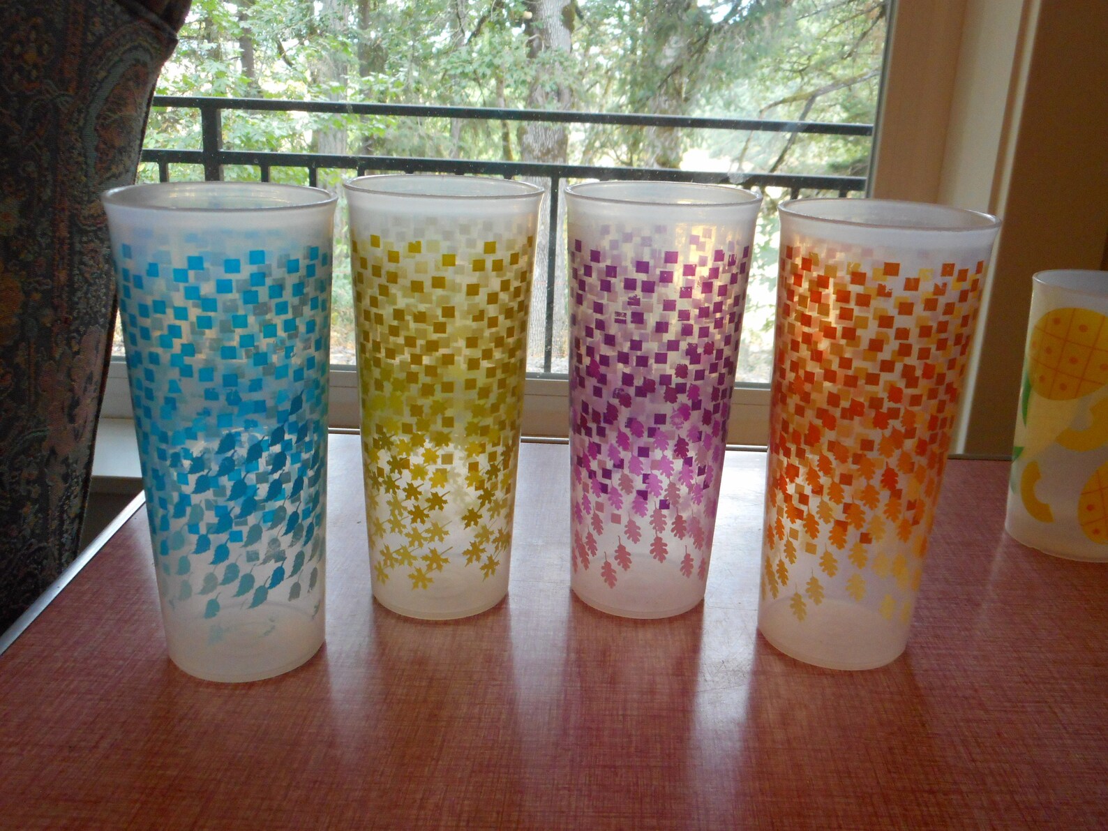 Vintage Retro Kitchen Rare Tupperware Pastel Pattern Tumblers - Etsy