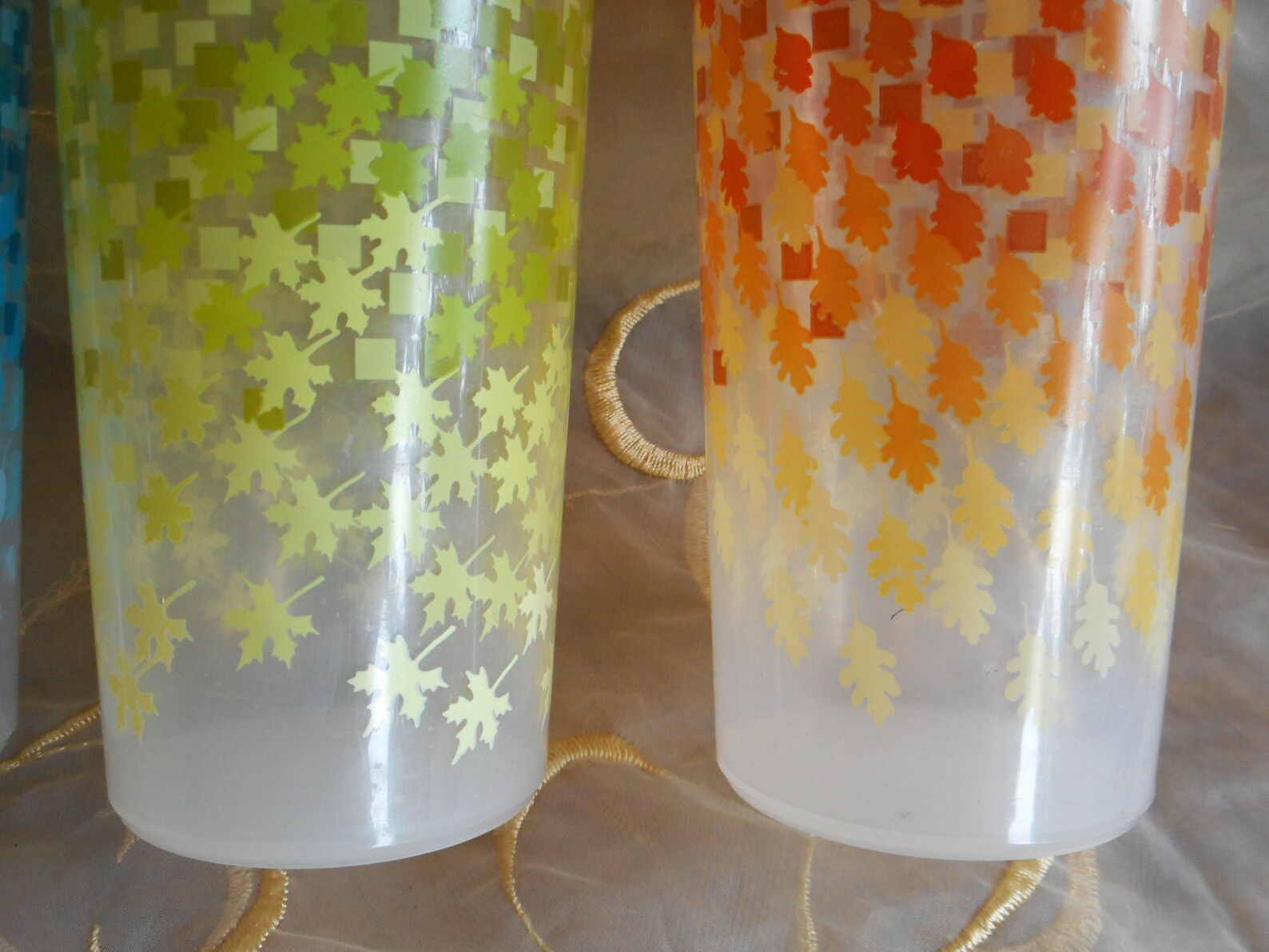 Vintage Retro Kitchen Rare Tupperware Pastel Pattern Tumblers - Etsy