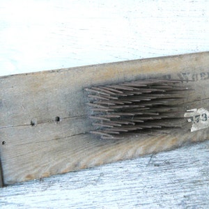 Rare Flax Comb Hetchel Signed Country Farmhouse Antique Rustic ...