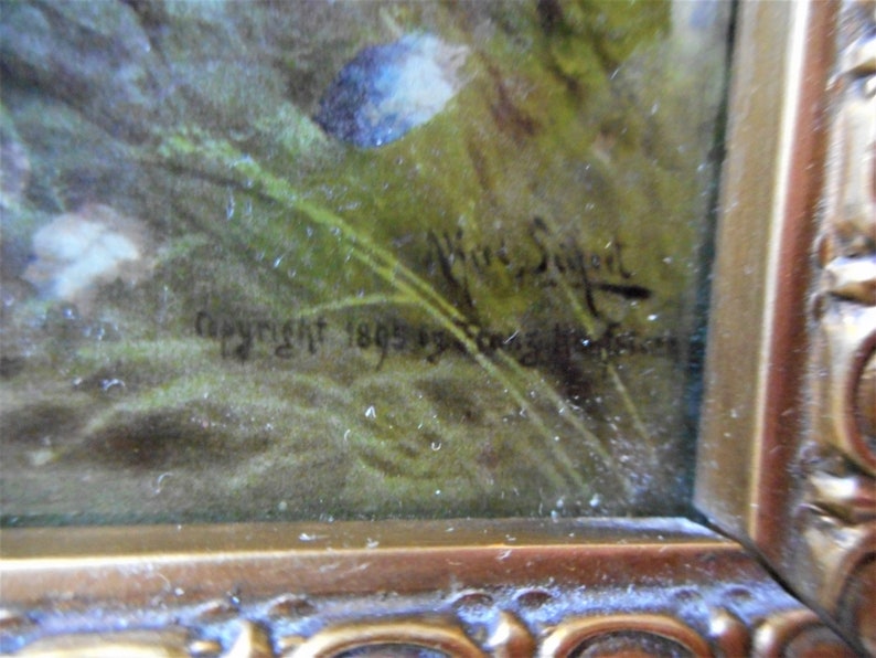 Exquisite Rare Alfred Seifert Antique Victorian Lady Portrait - Etsy