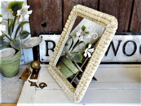 Unusual 1930s Carved Syroco Wood Frame French Country White | Etsy