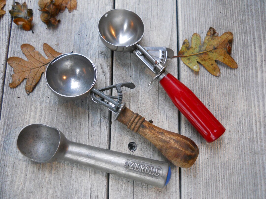 Vintage 3 Kitchen Tool Ice Cream Scoop Collection Croford, Travco ...