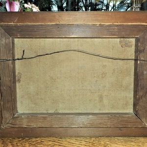 Unusual Small Alpine Early 1900s Rustic Mountain Lake Canoe Folk ...