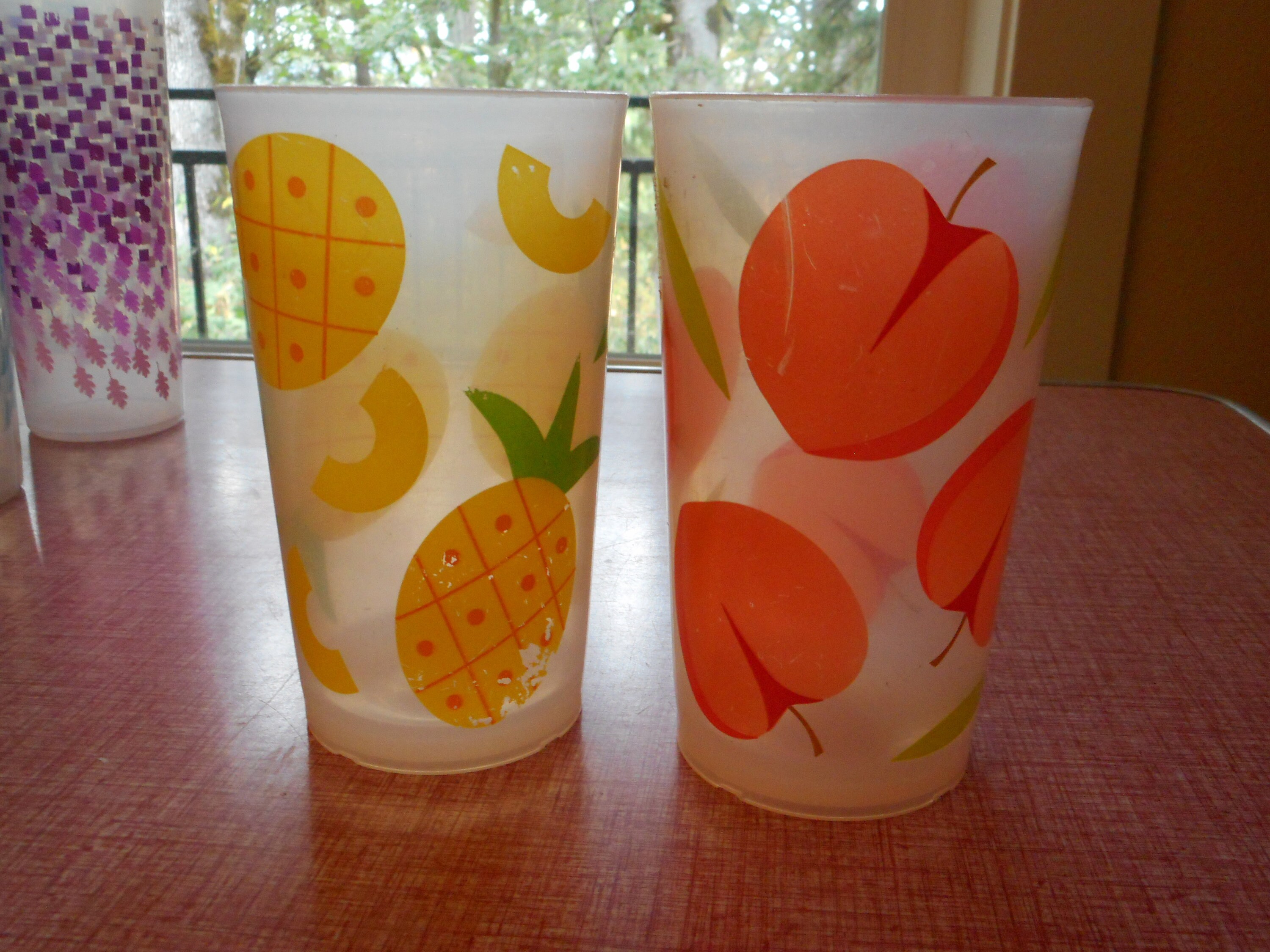 Vintage Retro Kitchen Rare Tupperware Pastel Pattern Tumblers - Etsy