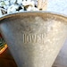 Vintage Dover Galvanized Aluminum Zinc Funnel, Rustic Industrial ...
