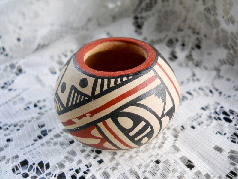 Rustic Primitive Pottery Farmhouse Seed Pot Pottery Antique ...