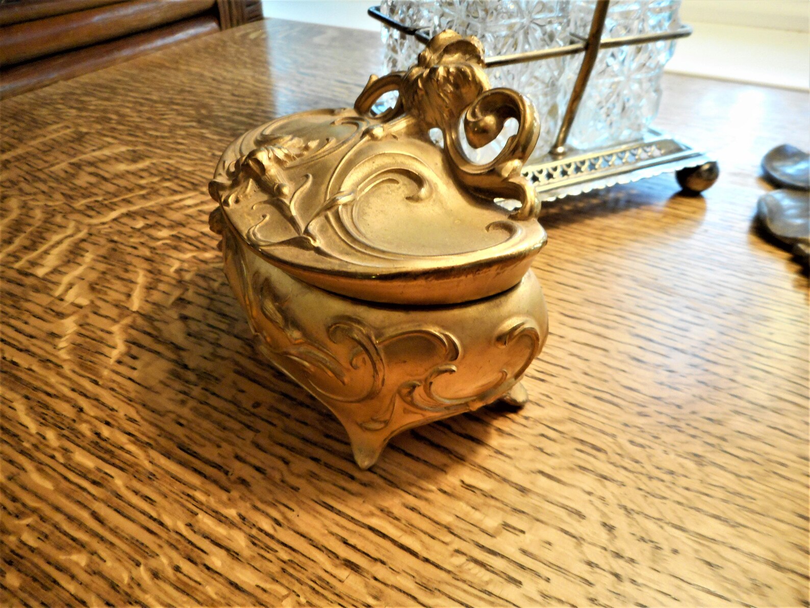 Antique W. B. Mfg Co. 1920s Art Nouveau Victorian Gold Plated - Etsy