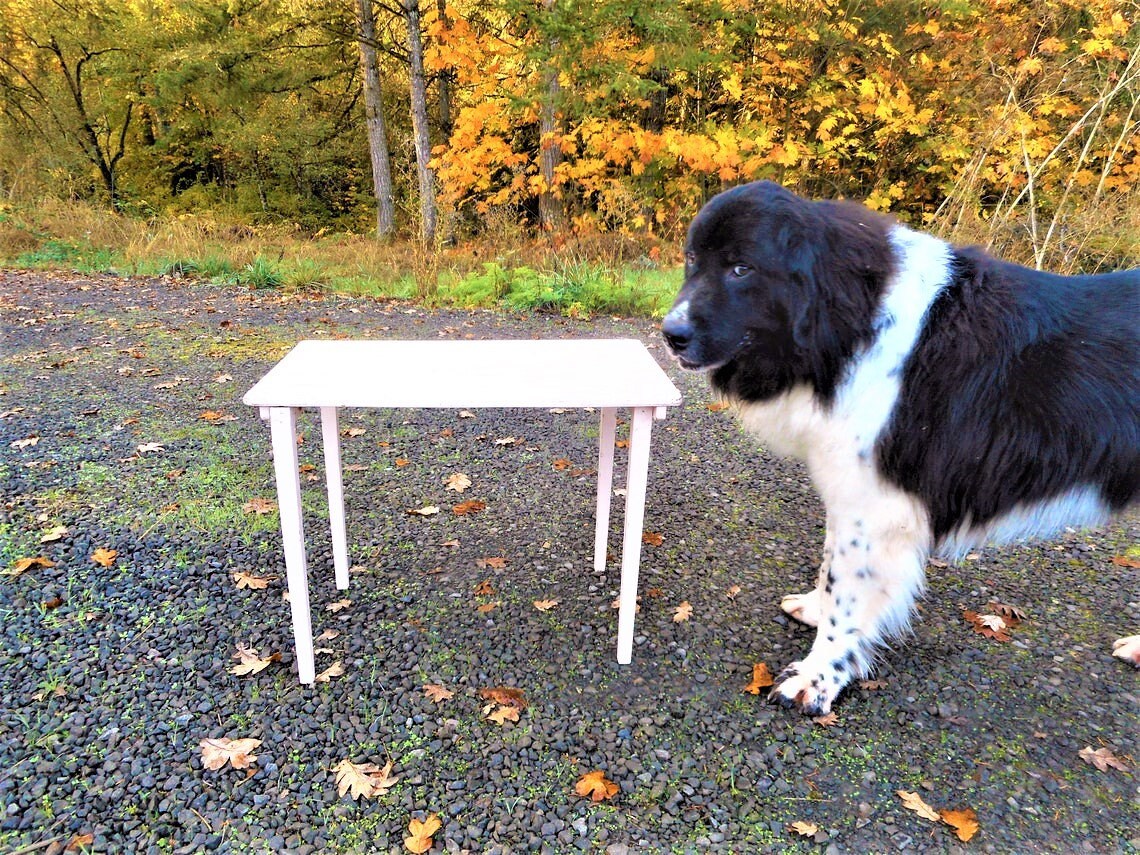 Childs Vintage Painted Pink Rustic Sewing Table 1940s Small - Etsy