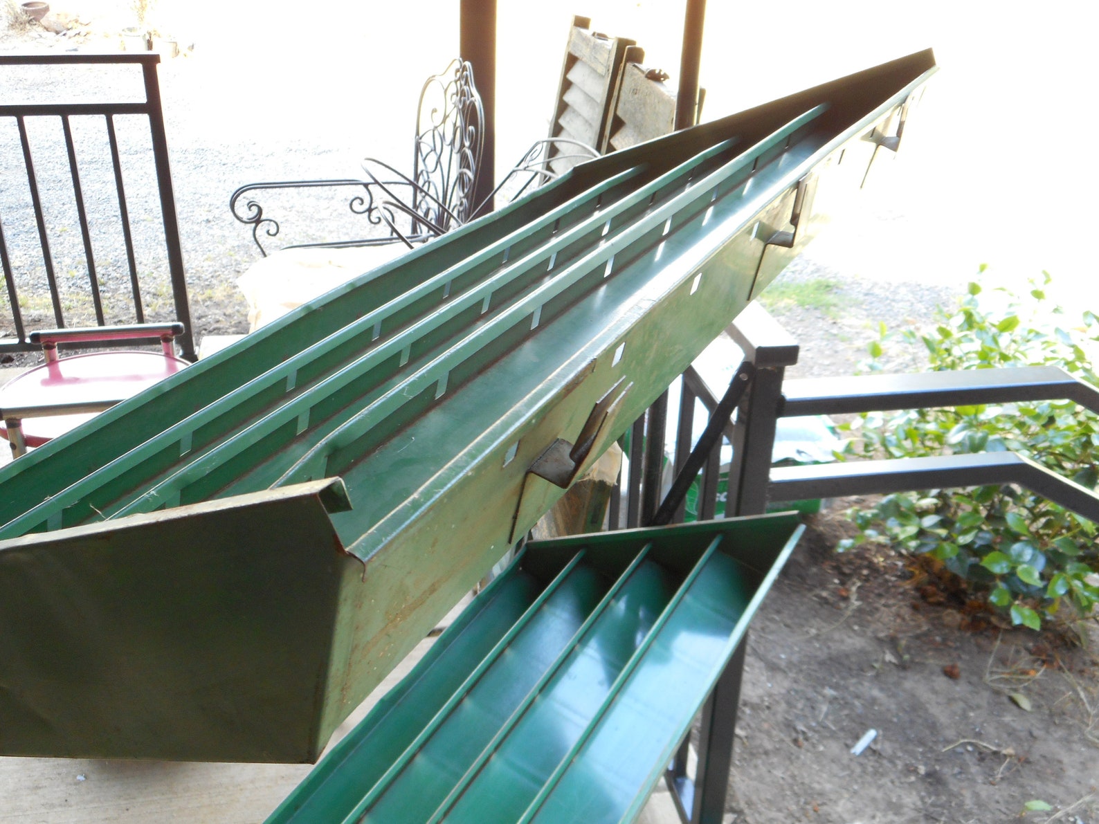 Rare Collapsible Rolling Garden Seed Rack Plant Farm Stand Vintage ...