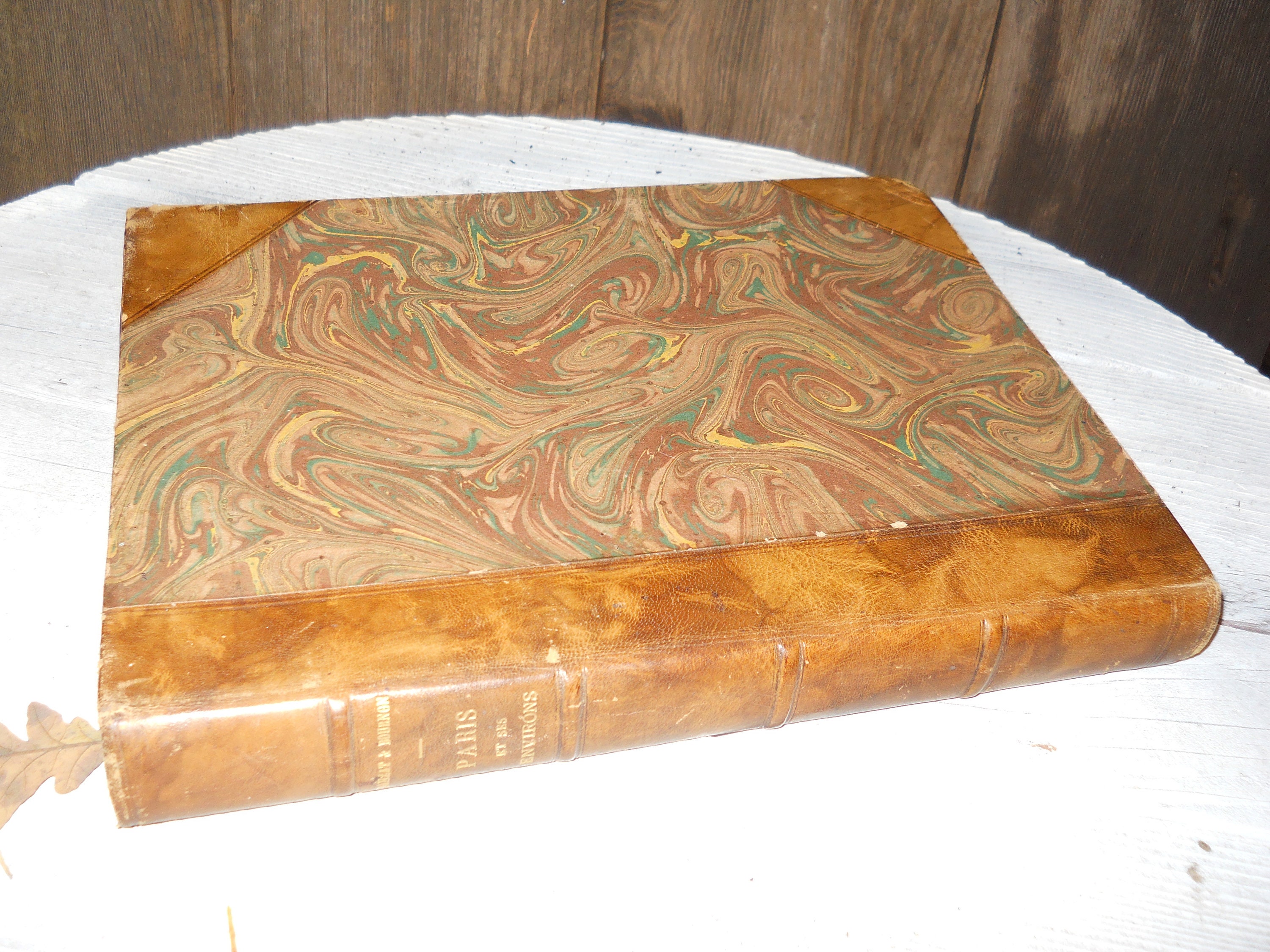 Rare 1925 PARIS Et Ses Environs Antique Book Map 704 - Etsy