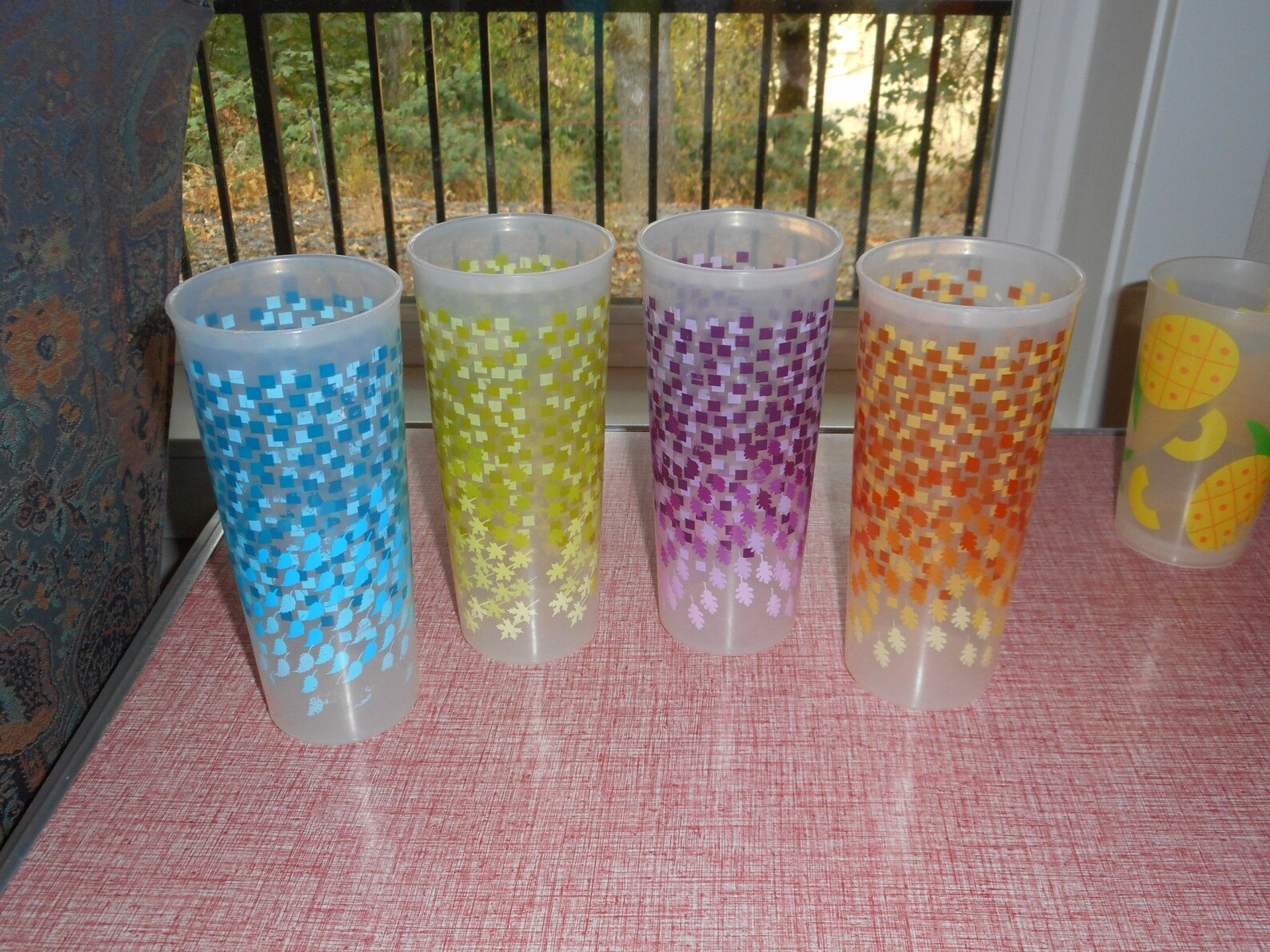 Vintage Retro Kitchen Rare Tupperware Pastel Pattern Tumblers - Etsy