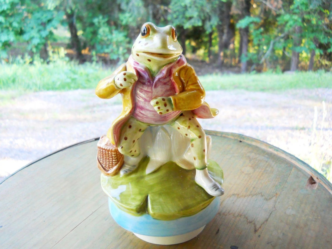 Vintage 1977 Schmid Early Beatrix Potter Jeremy Fisher Frog | Etsy