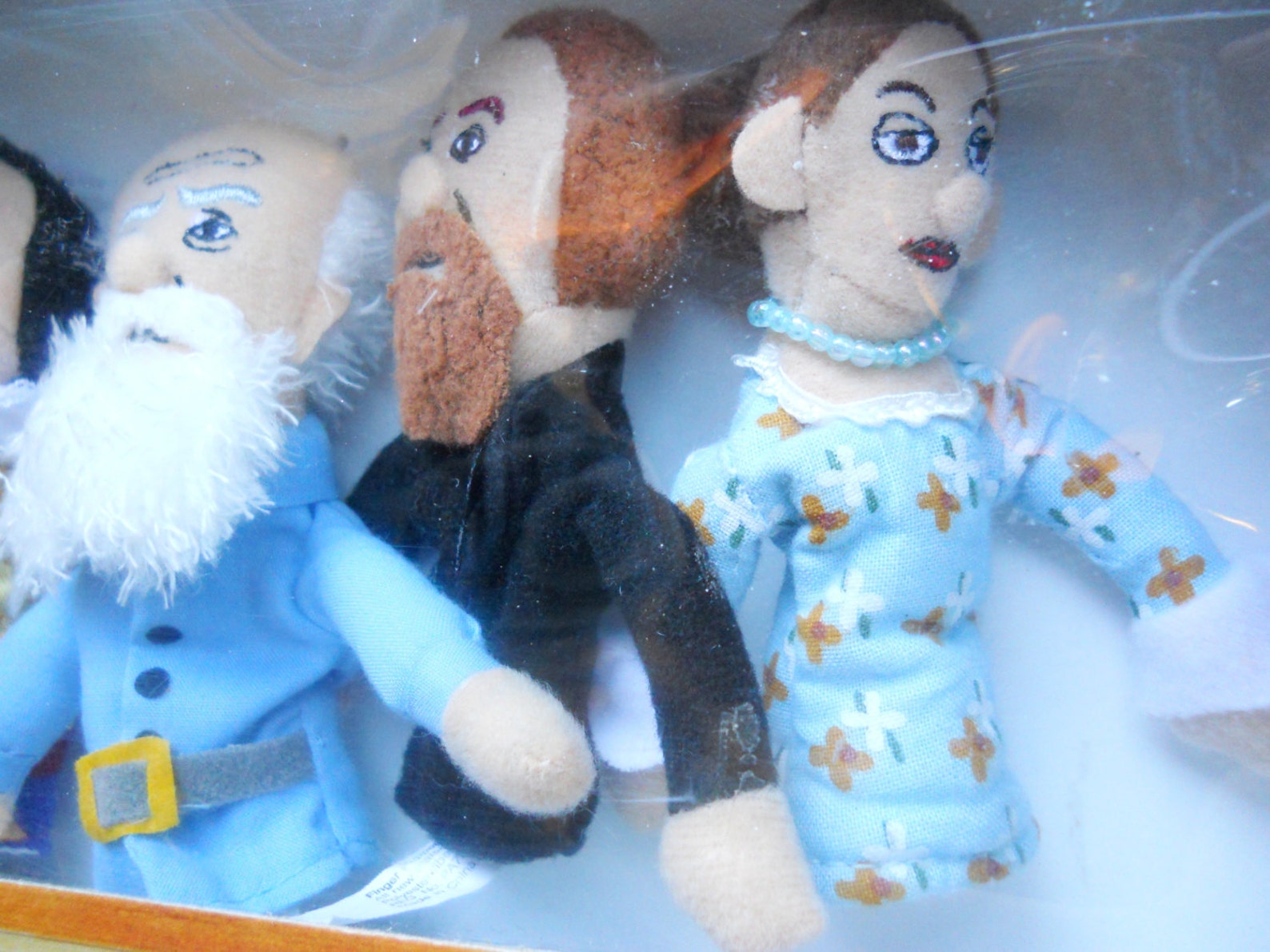 Tiny Finger Puppet Great Writers Theatre Box Leo Tolstoy Shakespeare ...