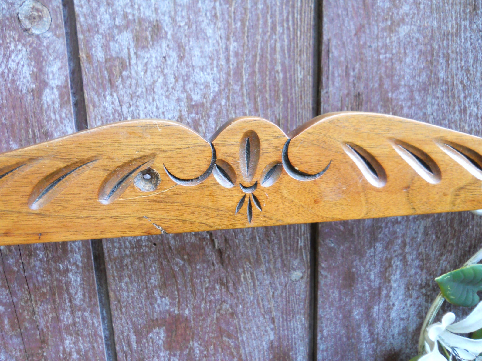 Antique Rare 1890s Victorian Eastlake Walnut Wood Gun Wall Display Rack ...