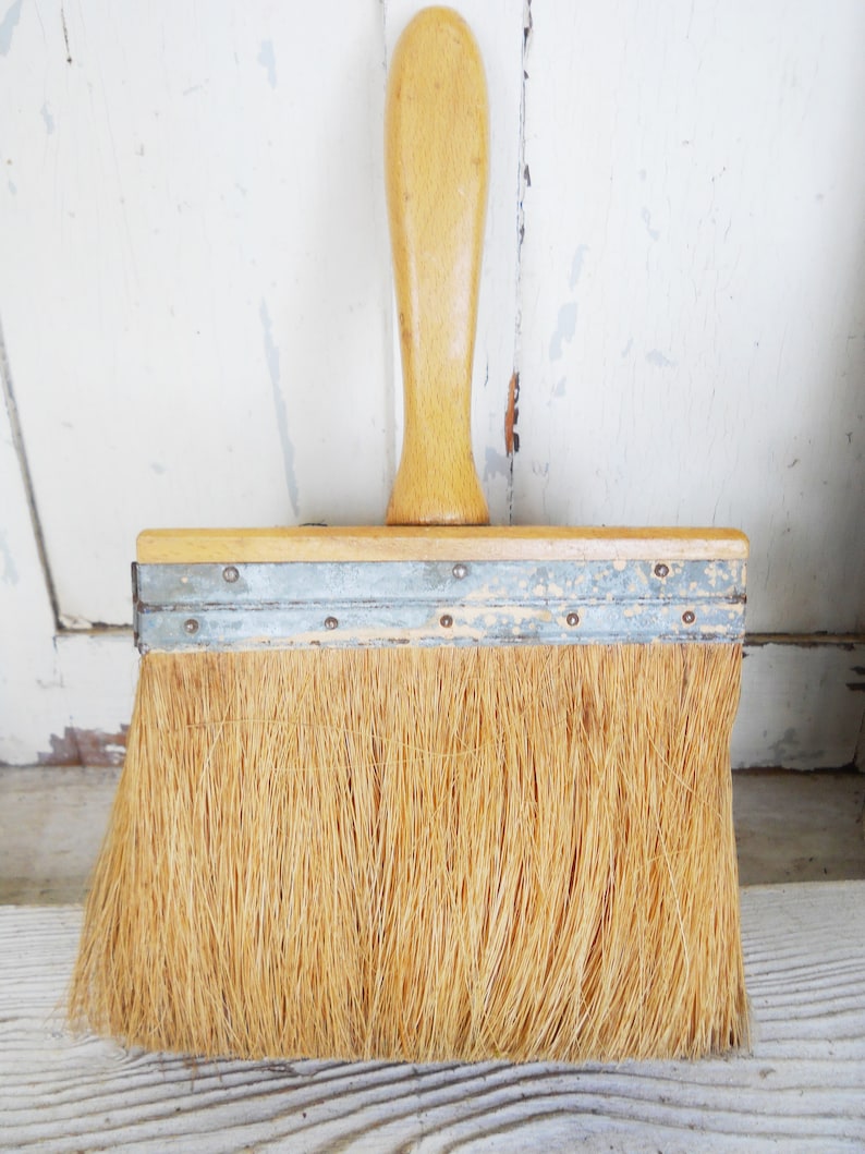 Primitive Broom Rustic Wooden Wallpaper Bristle Whisk Brush Galvanized ...