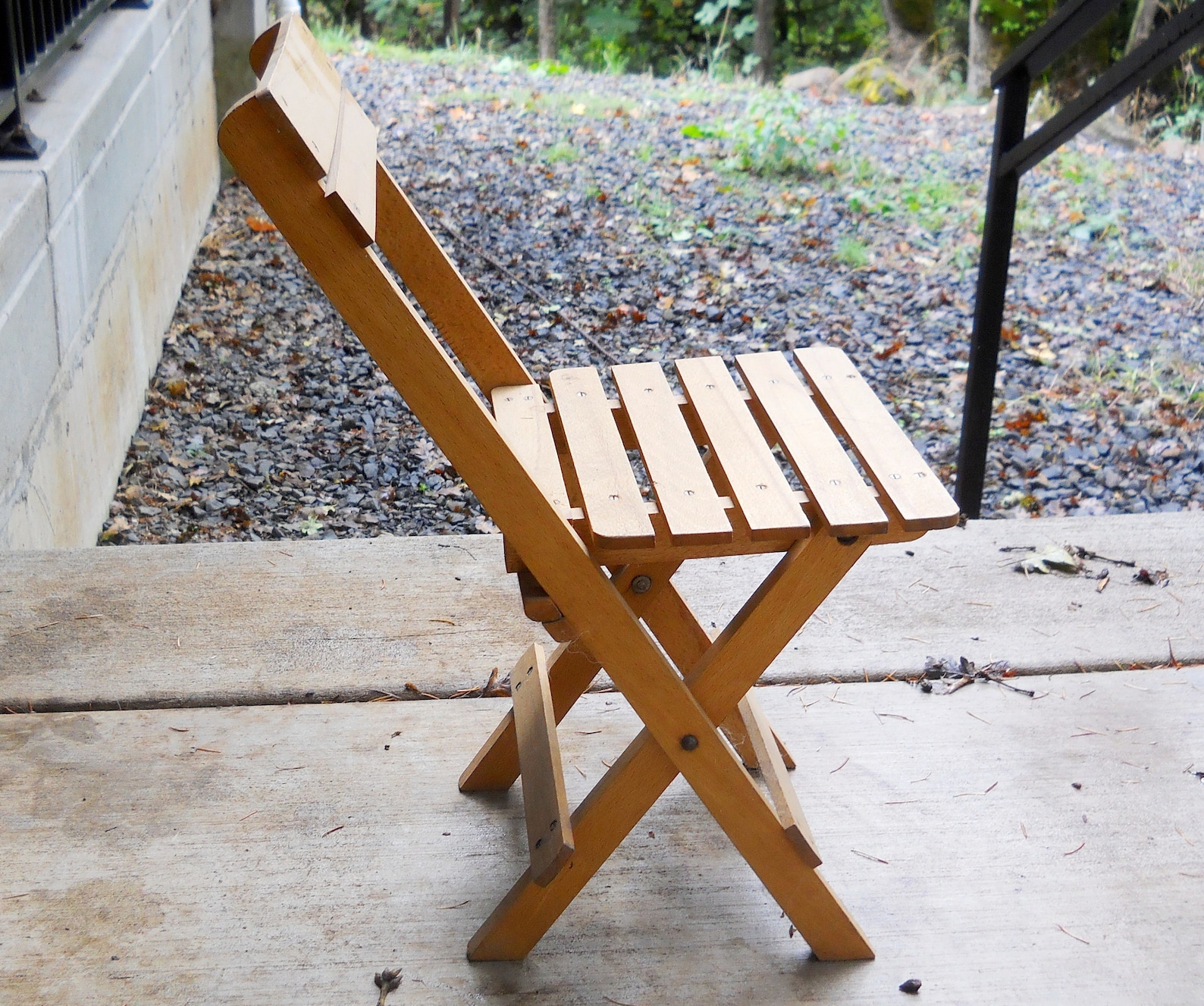 Vintage Children's 1960s Cottage Baby Slat Wood Chair - Etsy