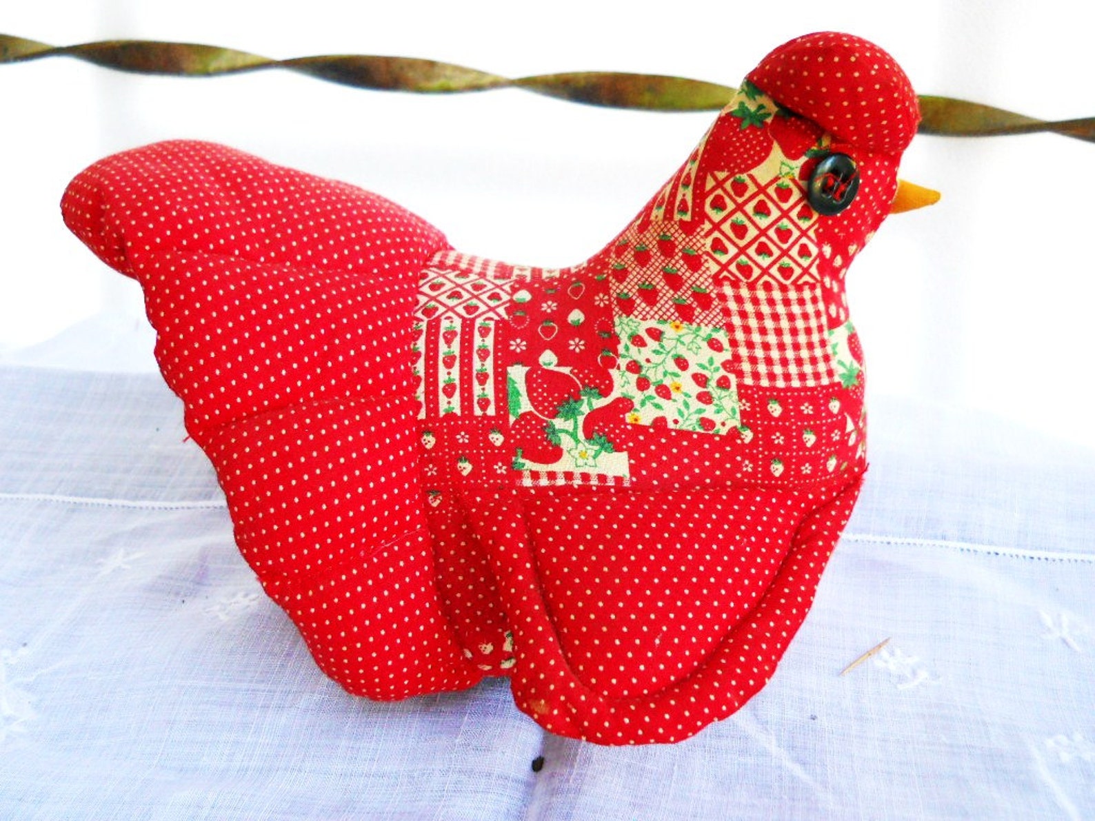 Country Red Kitchen Hen Cottage Farmhouse Americana Primitive - Etsy