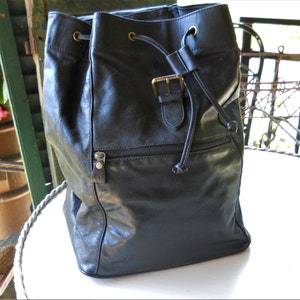 Rare Virginia Slims Promotional Cigarette Hippie Black Leather Backpack ...