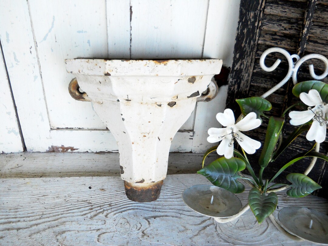 Victorian English Iron Hopper 1800s Rustic Lavobo French Country Water ...
