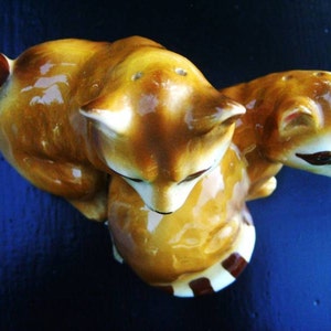 Norcrest Rare Racoon Huggers 1940s-1950s Vintage Mid Century Danish ...
