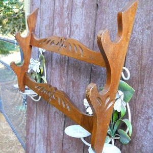 Antique Rare 1890s Victorian Eastlake Walnut Wood Gun Wall Display Rack ...