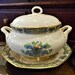 Large Lenox Autumn Pattern Soup Tureen on Platter Dinnerware Porcelain ...