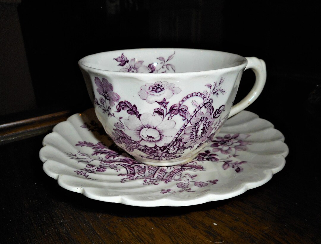 Clarice Cliff Charlotte Mulberry Burslem England Coffee Tea Cup ...