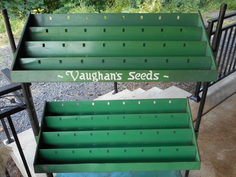 Rare Collapsible Rolling Garden Seed Rack Plant Farm Stand | Etsy