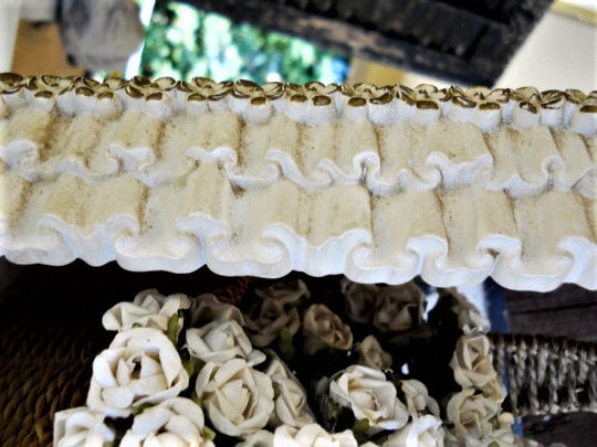 Unusual 1930s Carved Syroco Wood Frame French Country White | Etsy