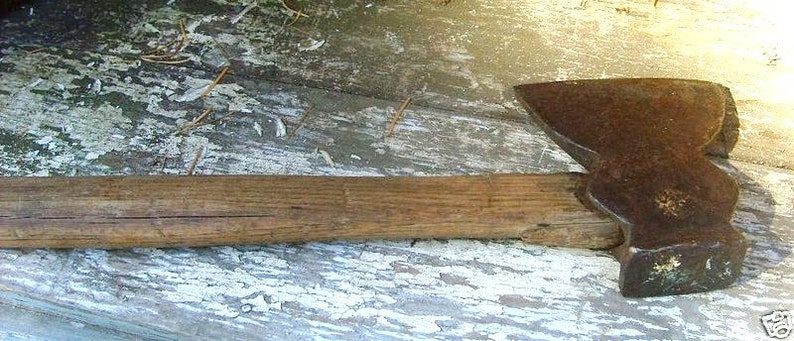 Antique Collins & Co Rare Hewing Logging Hatchet Broad Axe - Etsy Australia