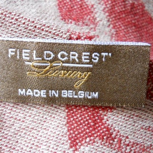 Vintage Belgium Large Damask Linen Napkin Huge Set Fieldcrest Kitchen ...