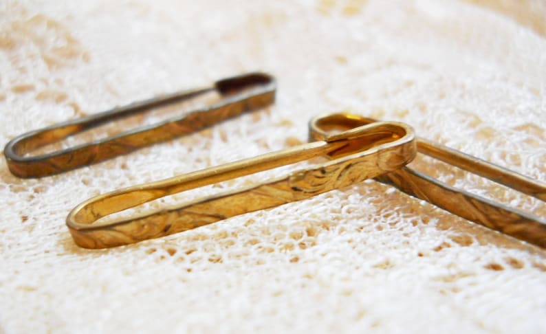 Three Antique 1890s Gold Wash Ornate Scatter Pins Edwardian | Etsy