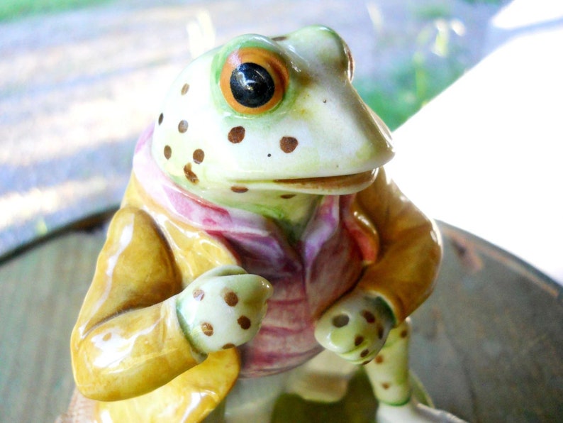 Vintage 1977 Schmid Early Beatrix Potter Jeremy Fisher Frog - Etsy