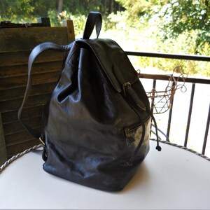 Rare Virginia Slims Promotional Cigarette Hippie Black Leather Backpack ...