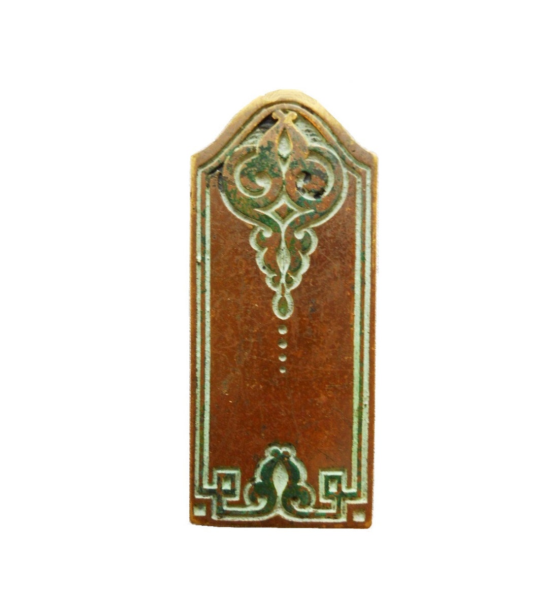 Antique Bronze Desk Letter Paper Clip Holder Victorian Desktop Arts ...