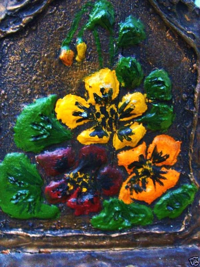 Antique Edwardian Barbola Wood Bookends French Country Vintage 1920s ...