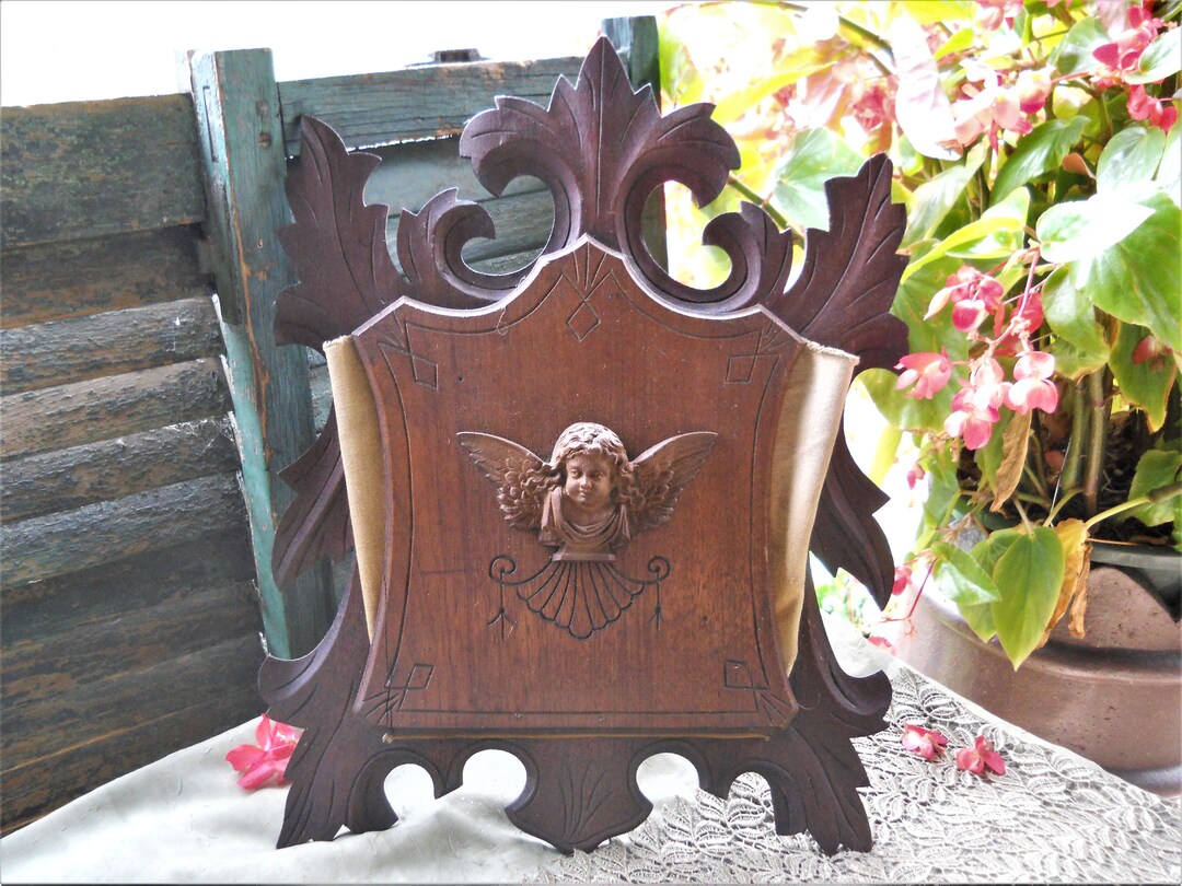 Gorgeous Angel Shelf Rare 1870s Farmhouse Ornate Victorian Eastlake ...