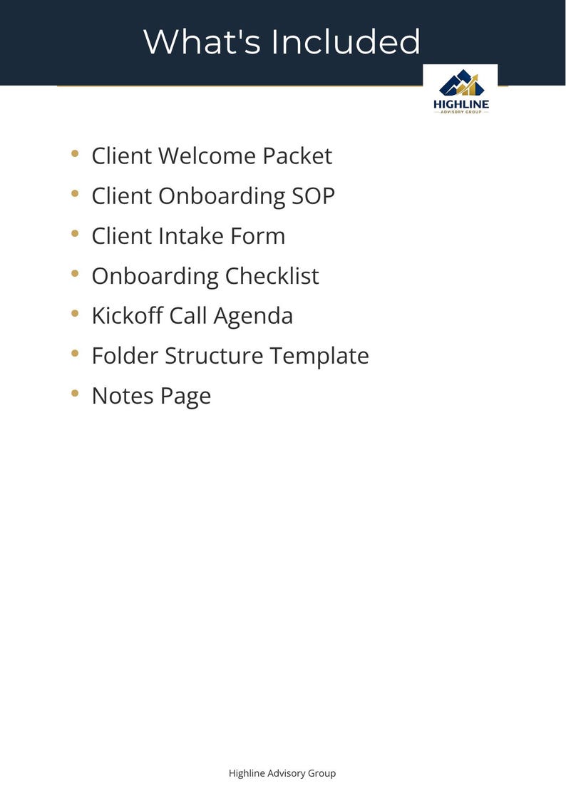 Client Welcome Packet Template | Onboarding SOP, Intake Form (canva ...