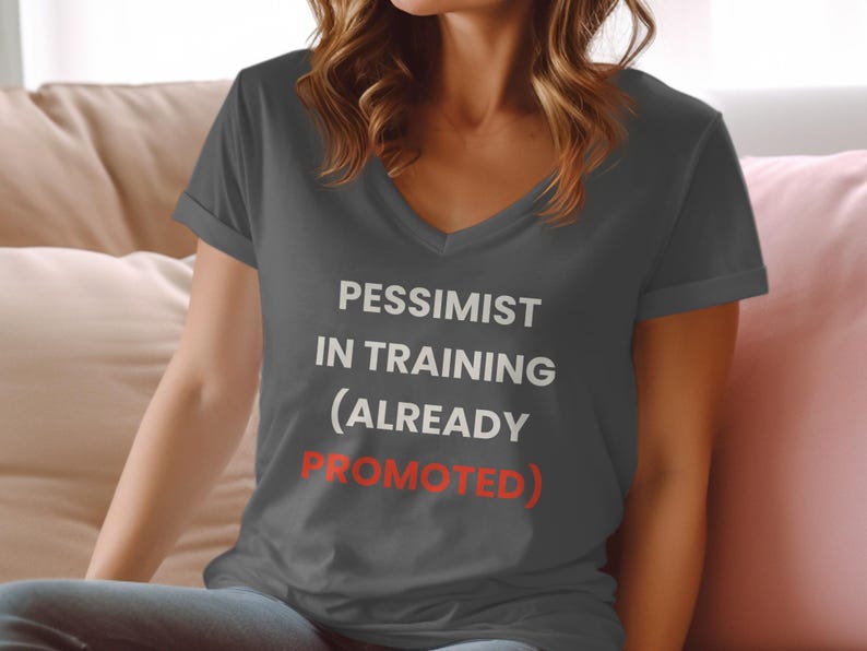 Pessimist in Training T-shirt, Sarcastic Quote Tee, Dark Humor Shirt - Etsy