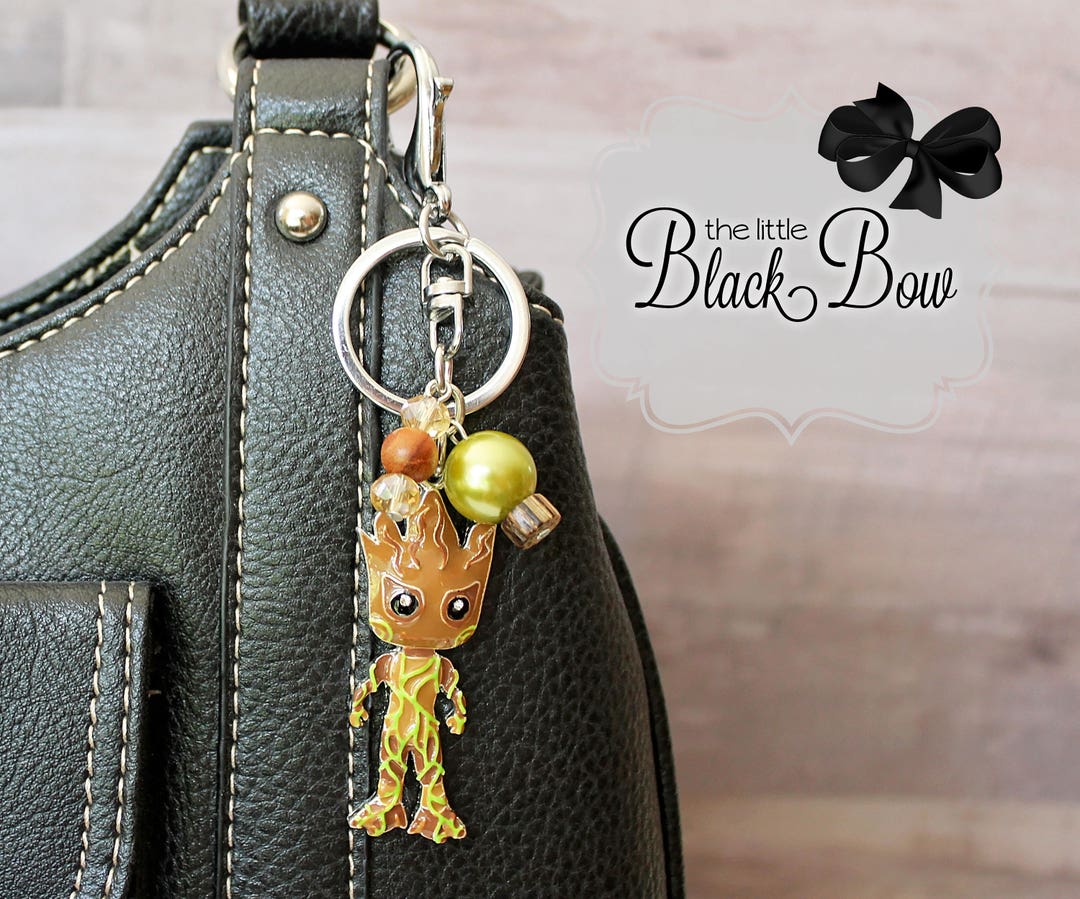 I AM GROOT Key Chain, Avengers Groot Key Ring, Key Fob Rhinestone ...