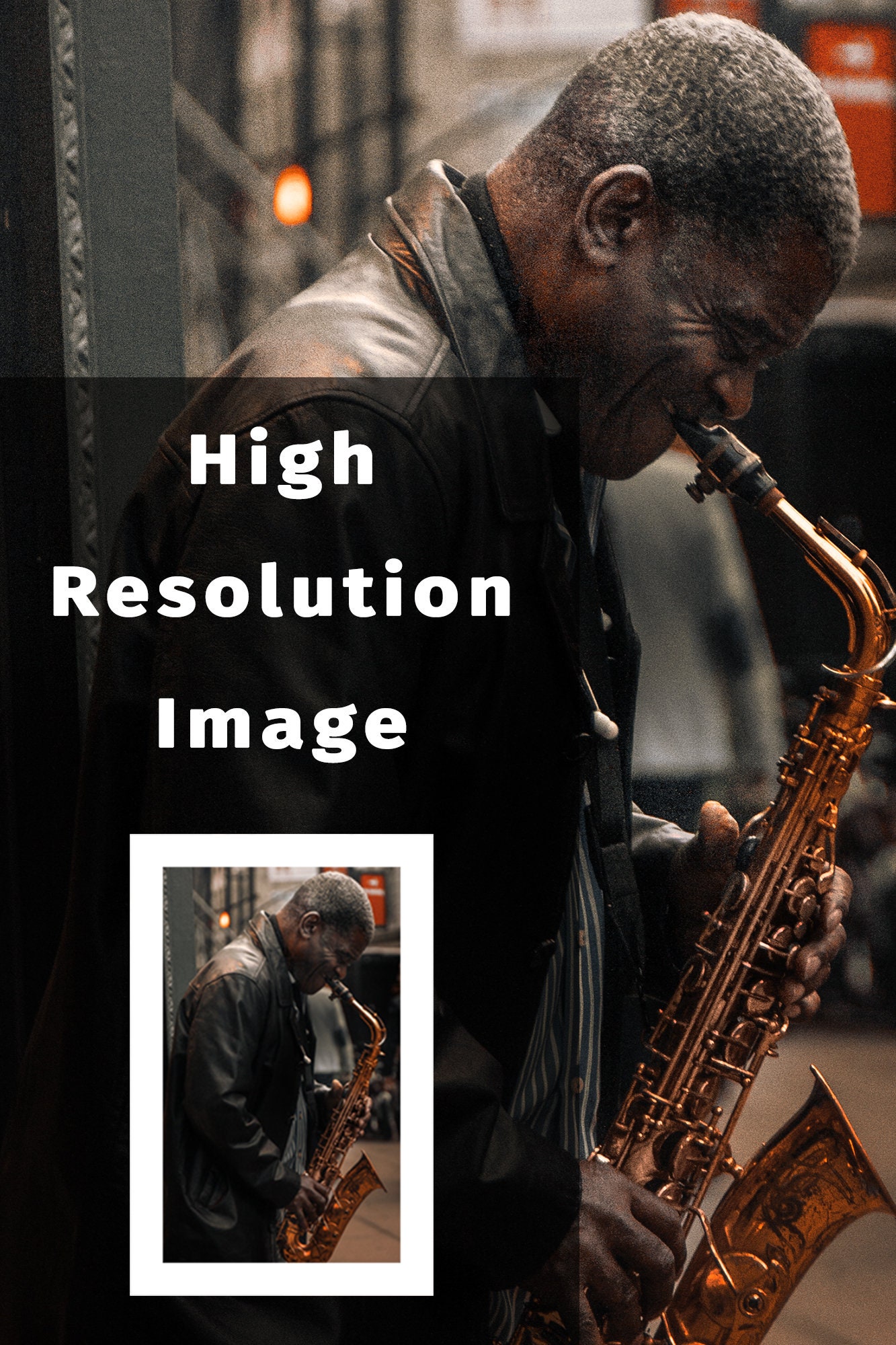 Saxophone Player Pictures Humans of New York saxophone | Etsy