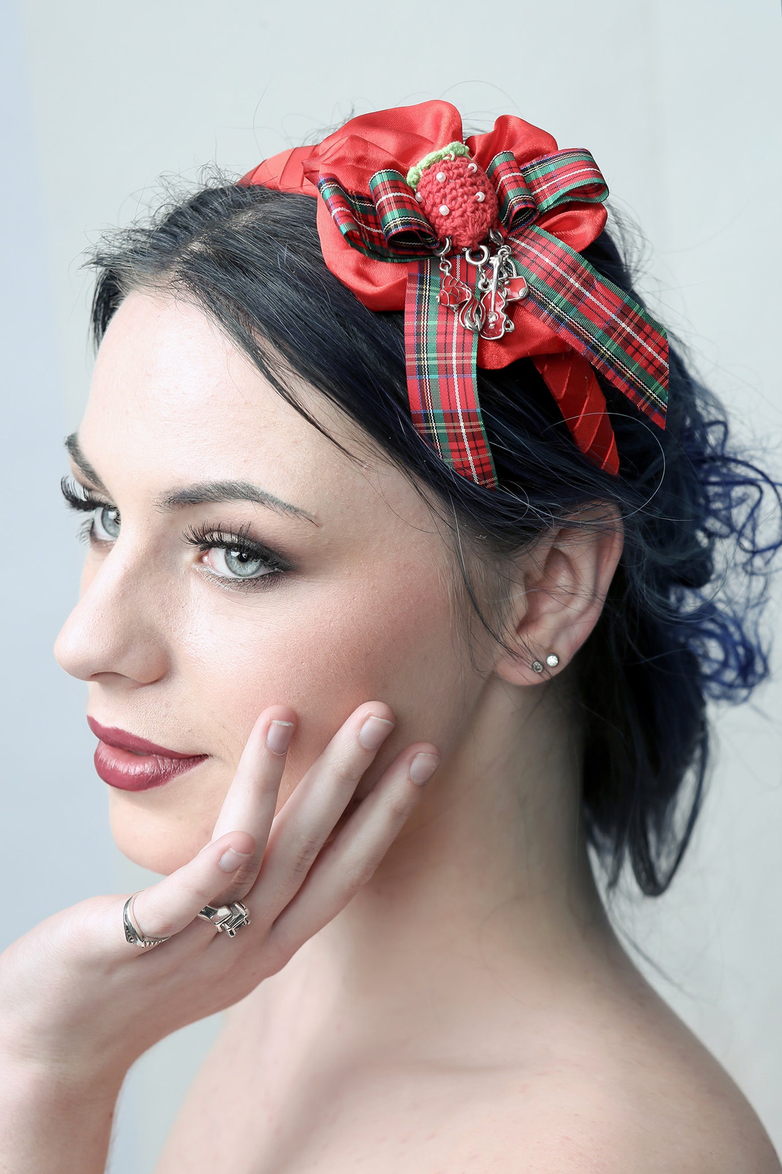 SCOTTISH Fascinator Headband for Prom Night, Ascot, Burlesque Parties ...