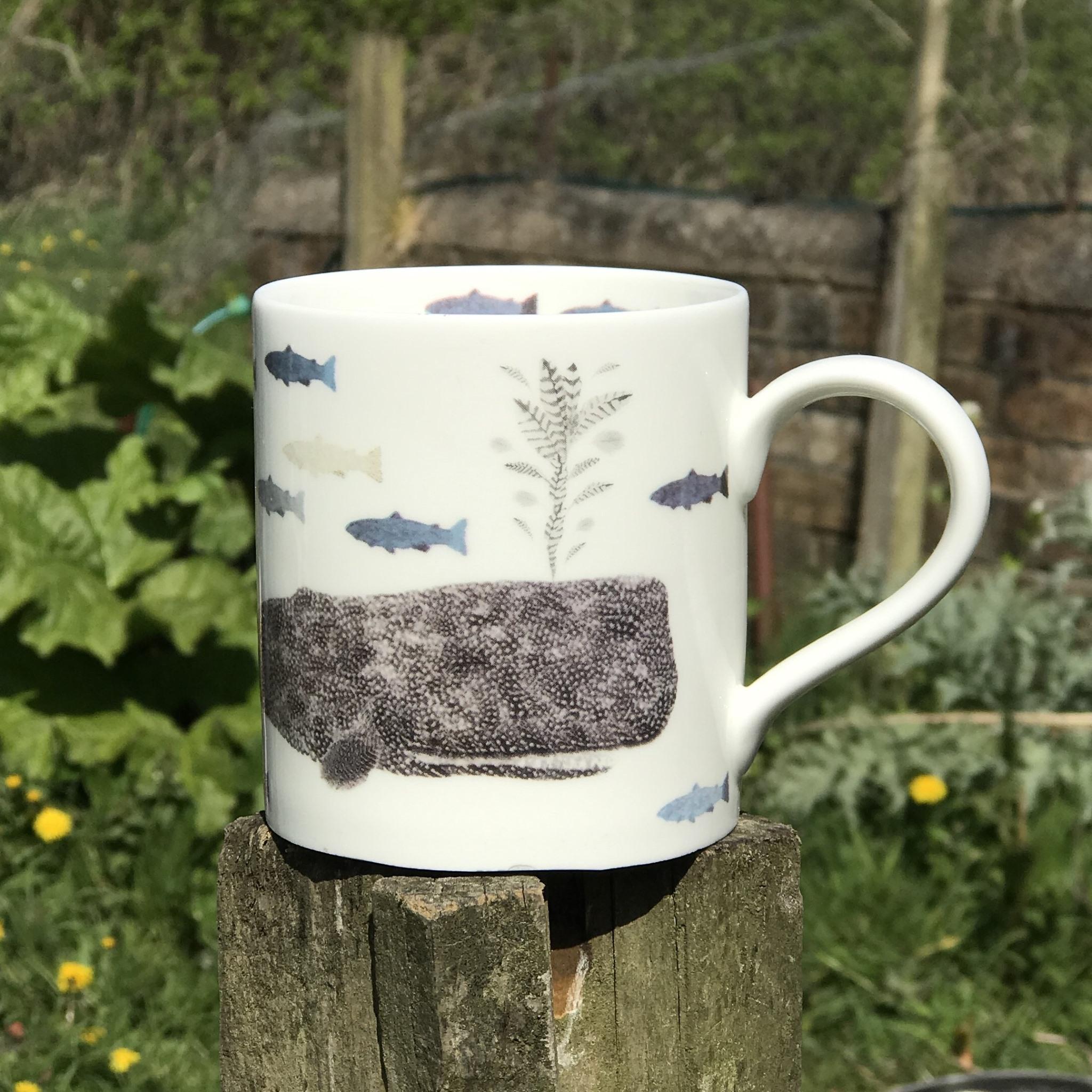 Whale Mug - Coastal Inspired Kitchenware - Sealife Mug - Etsy