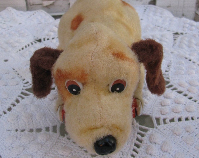 1950s Dog Toy Sniffy ALPS Japan Battery Operated Mechanical Nice Clean ...