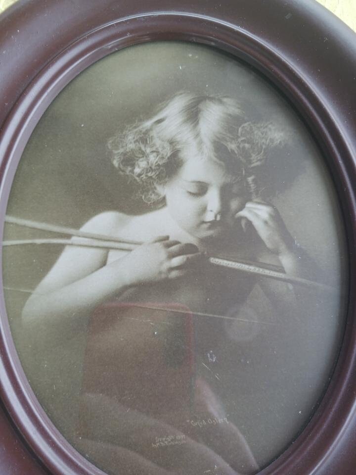 Cupid Awake and Asleep Oval 11 X 9 Framed Prints 1897 M B Parkinson ...