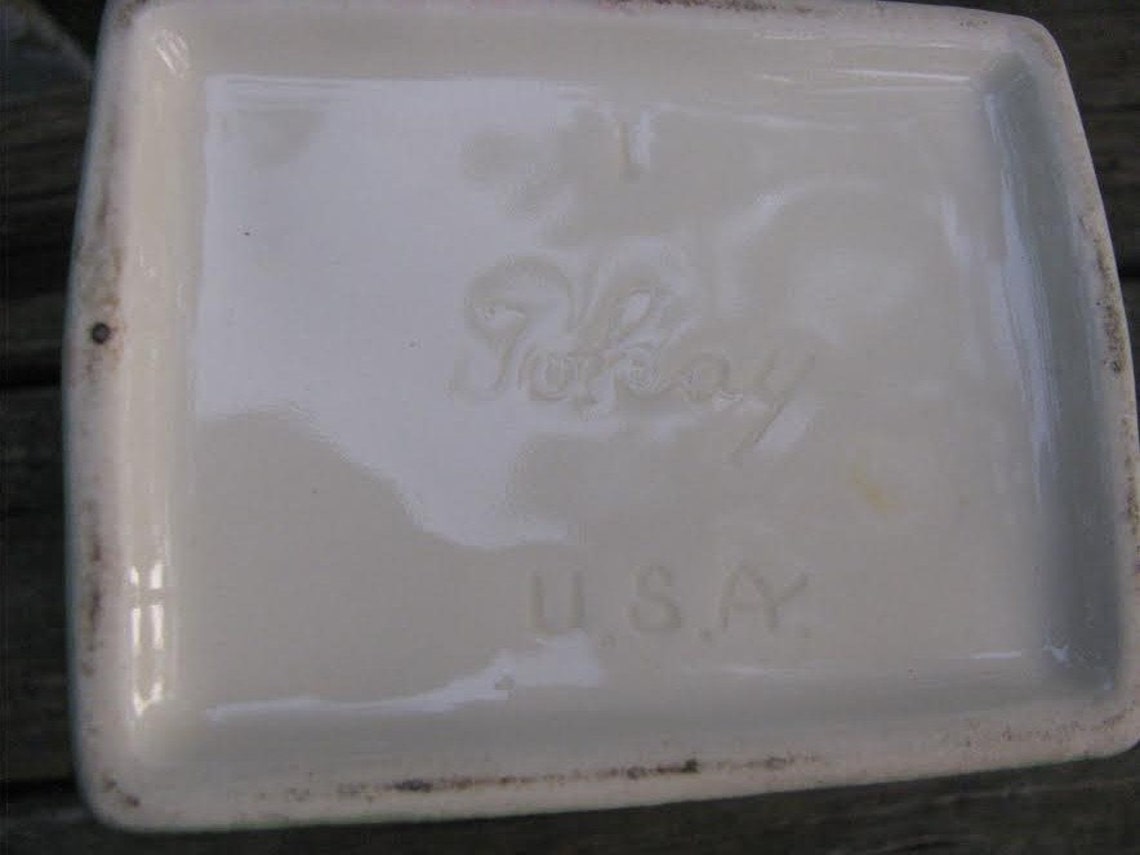 Hull Tokay Pink Grapes Pink Green Pottery Cornucopia Footed Vase ...